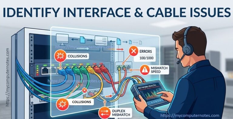 Identify Interfaces and Cable Issues - My Computer Notes